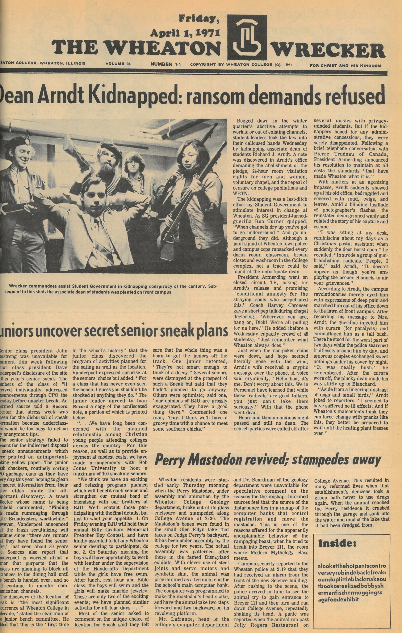 150 Years of The Wheaton Record | From the Vault